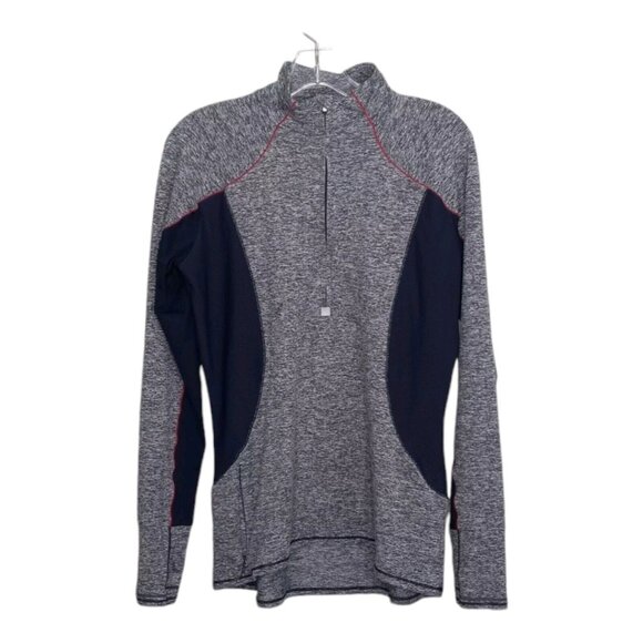 Athleta | Tops | Athleta Running Wild Half Zip Womens Medium Pullover ...